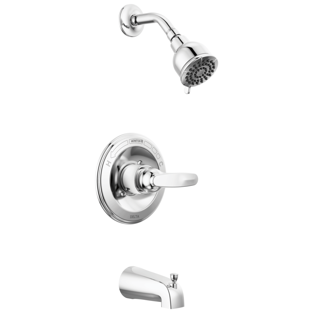 Delta Foundations®: Monitor® 13 Series Tub & Shower Trim In Chrome ...