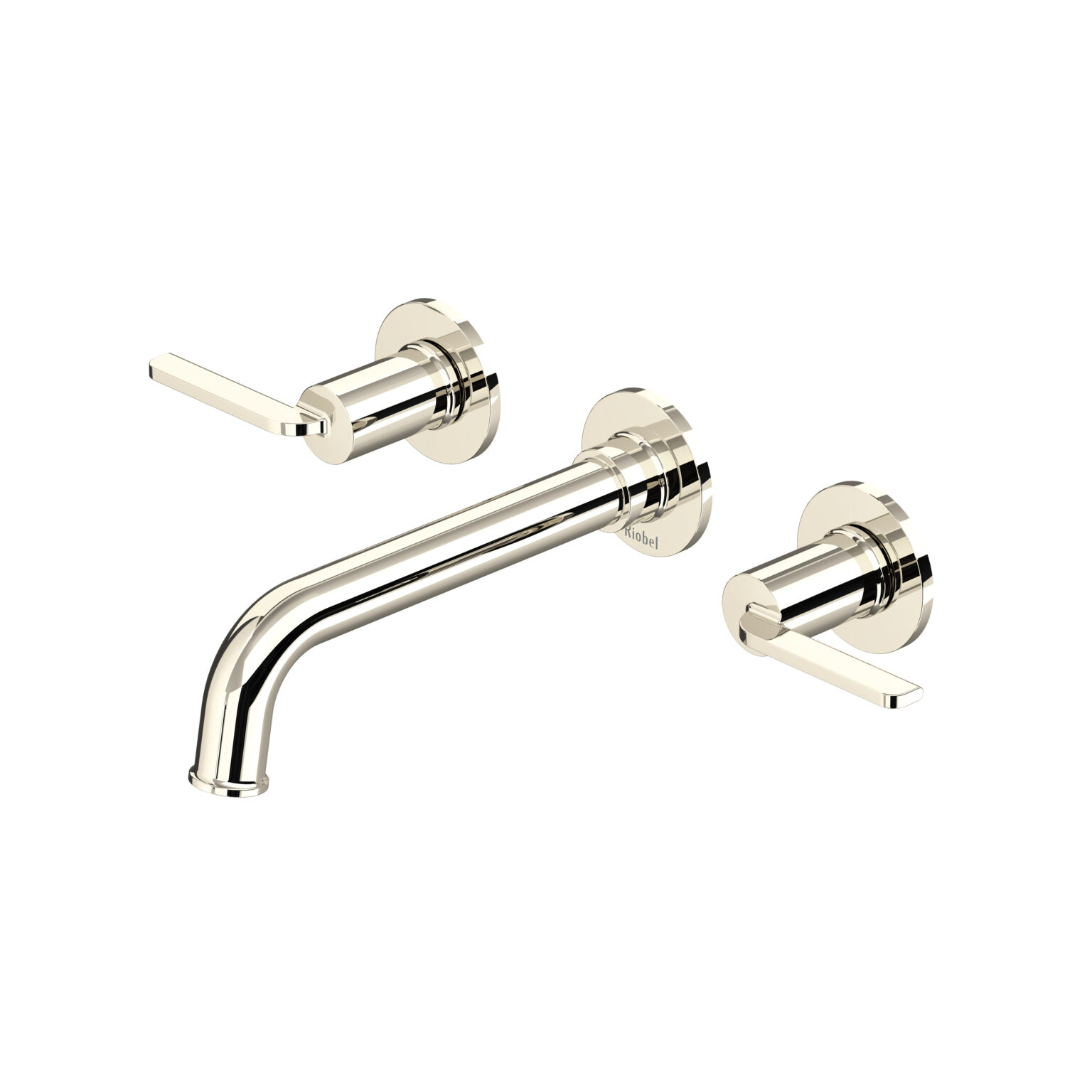 Riobel Authentica™ Wall Mount Lavatory Faucet Trim In Polished Nickel ...